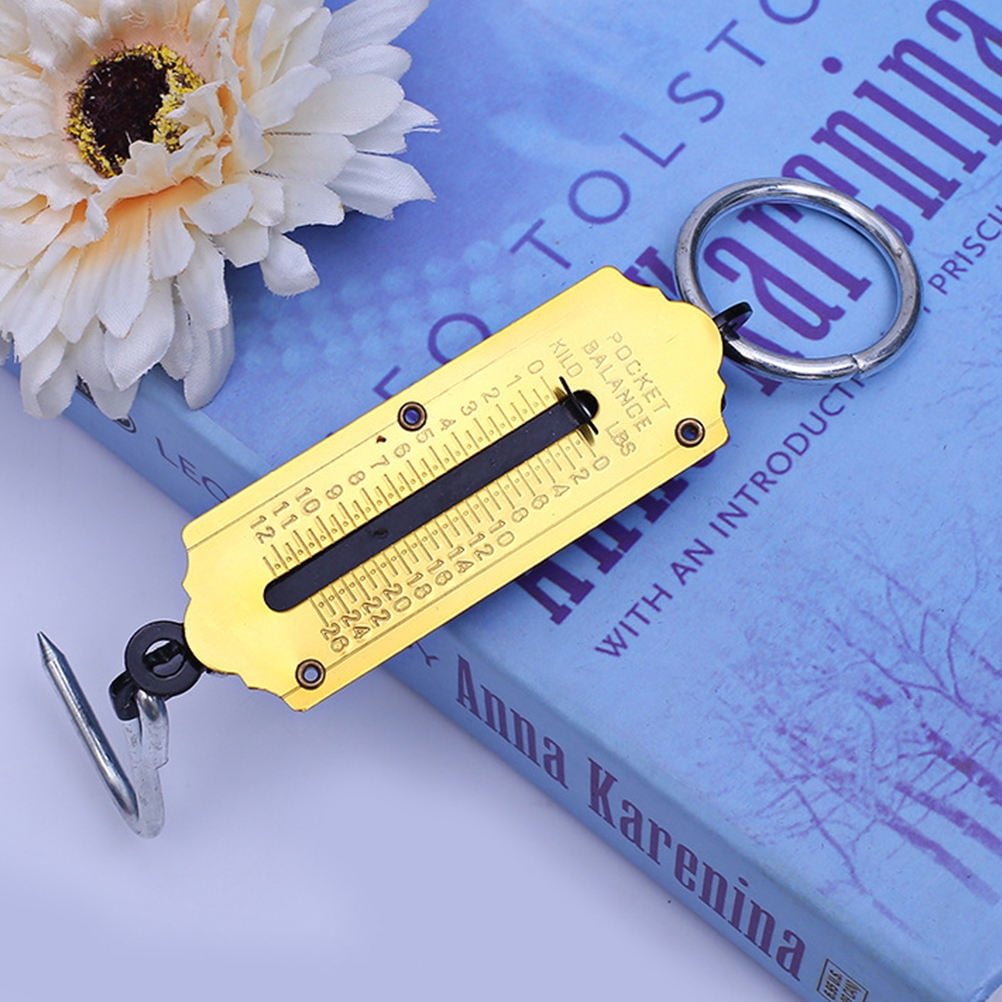 WHAMVOX 12 KG Spring Outdoor Scales Hanging Travel Golden - Walmart.com