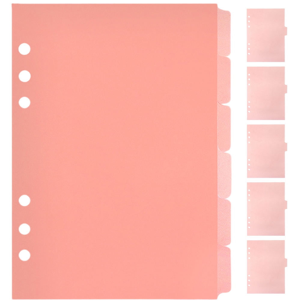 WHAMVOX 12 Pcs Colored Plastic Binder Dividers for School and Office ...