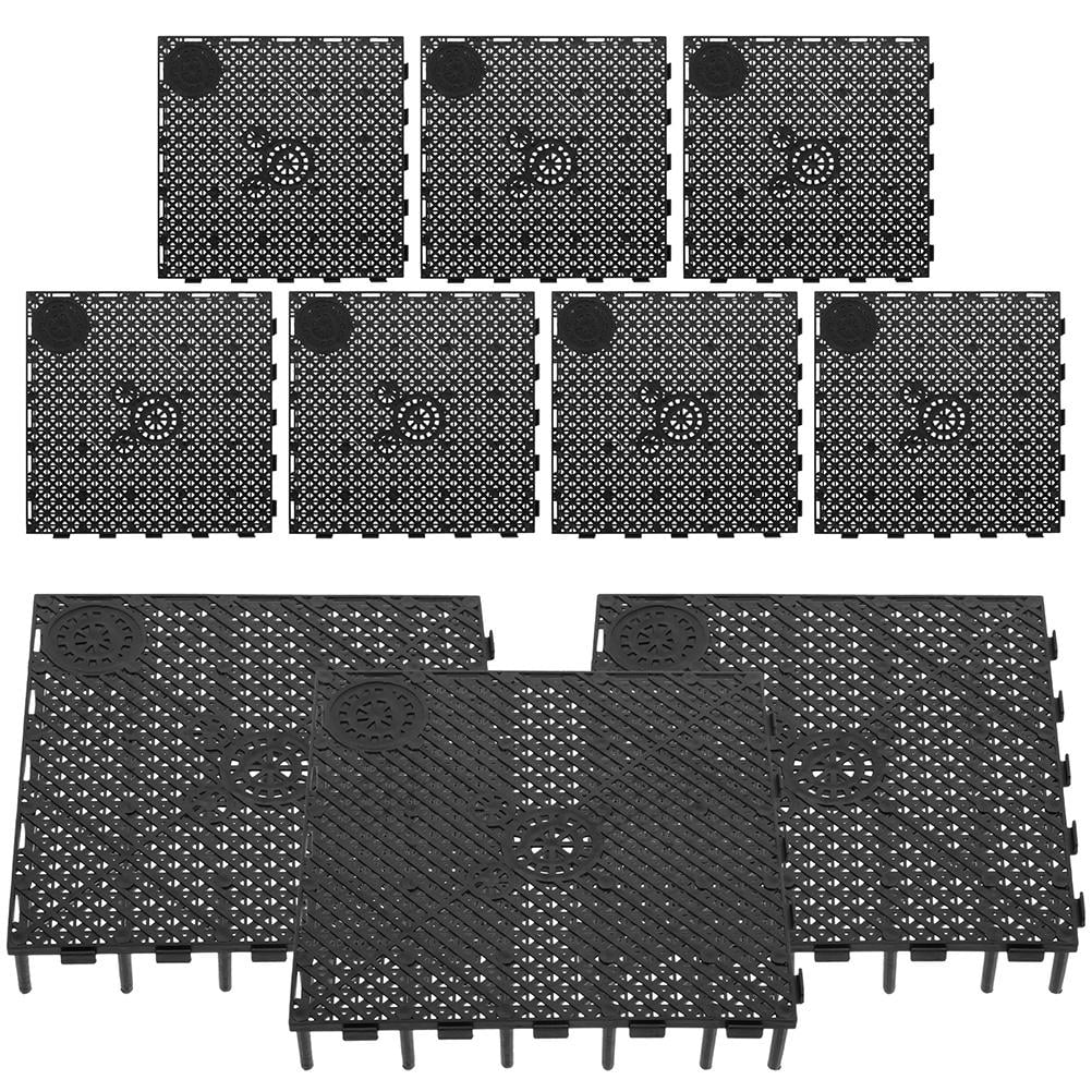 WHAMVOX 12 Pcs Fish Tank Bottom Filter Tray Aquarium Isolation Board ...