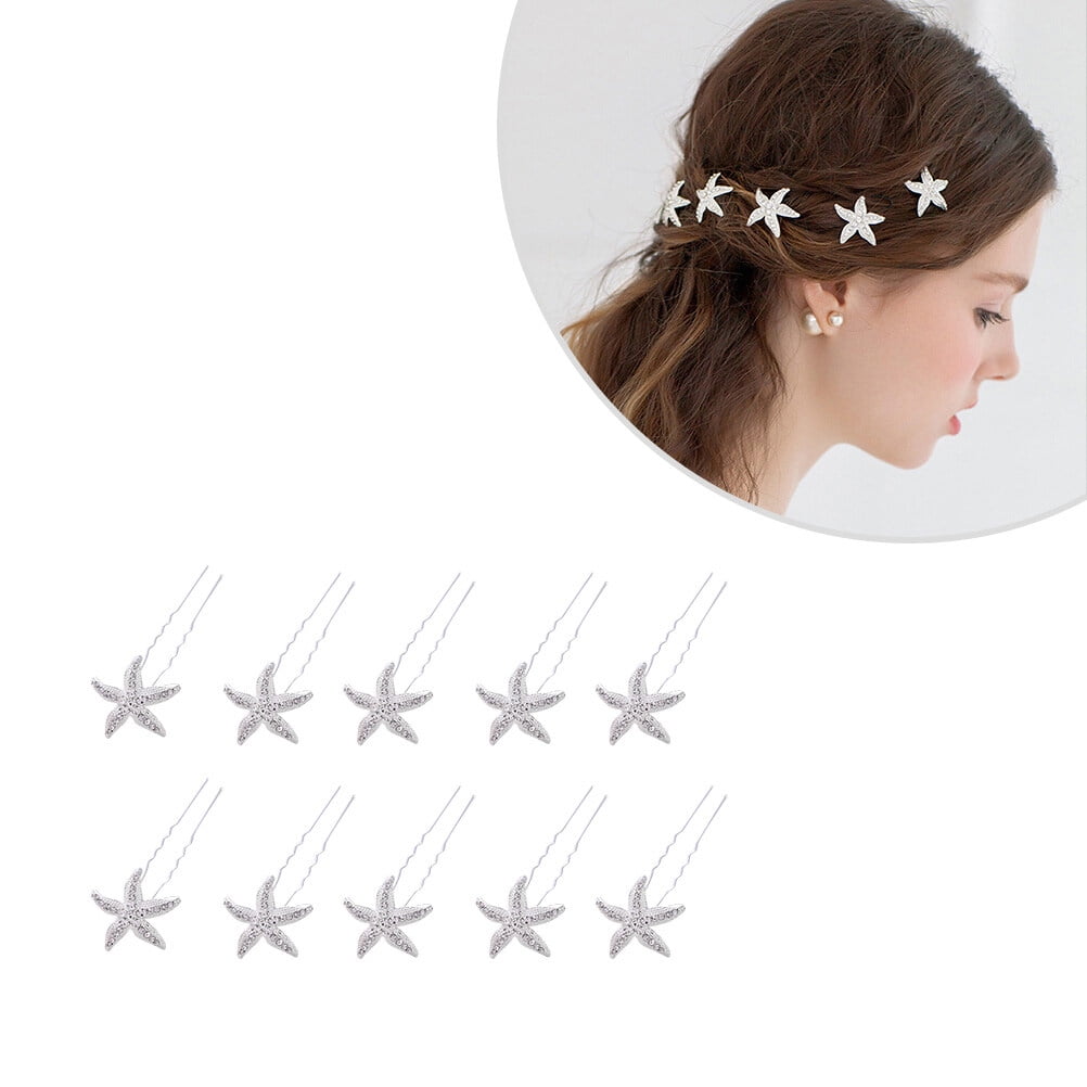 WHAMVOX 12 Pcs Girl Hair Pin Fashion Prom Bride Headpiece Woman Silver ...