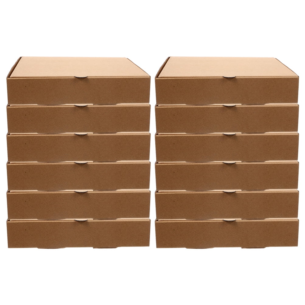 WHAMVOX 12 Pcs Mini Pizza Box Storage Colored Containers for Food Light ...