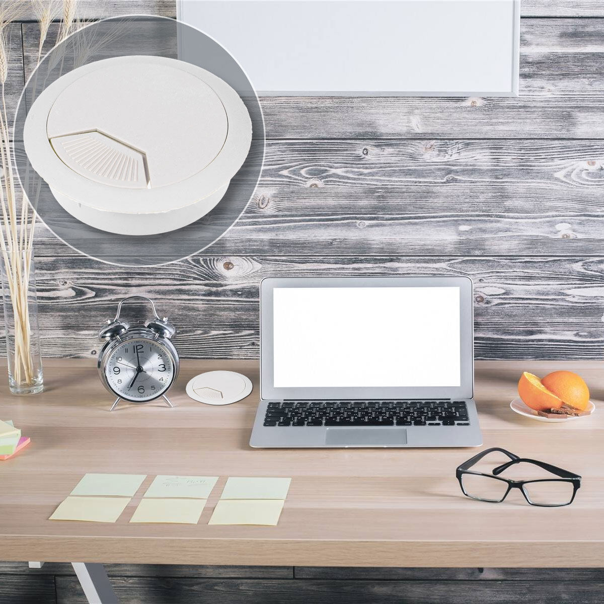 WHAMVOX 12 Pcs Office Desk Tube Cover Grommet Cable Organizer - Walmart.com