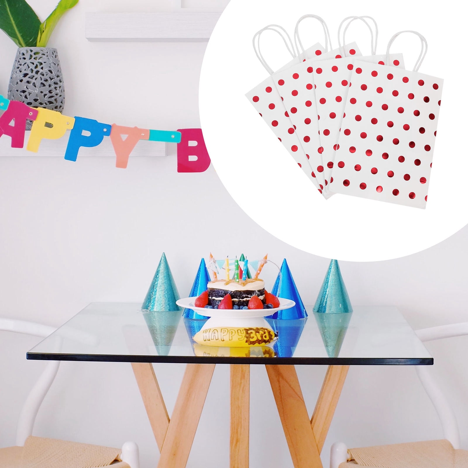 WHAMVOX 12 Pcs Portable Candy Bag Gift Bags Small Size Packaging Party ...