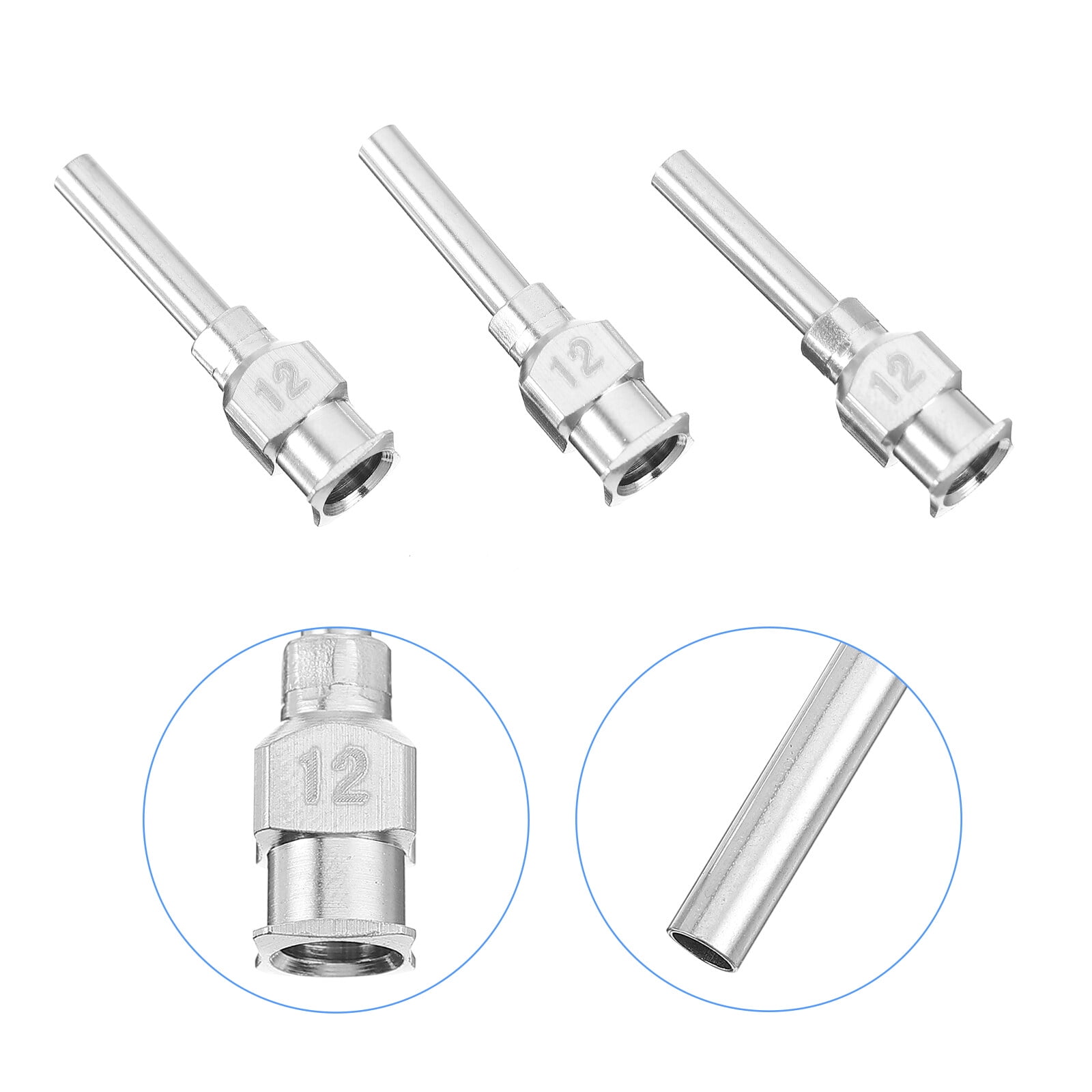 WHAMVOX 12 Pcs Stainless Steel Needle - Walmart.com
