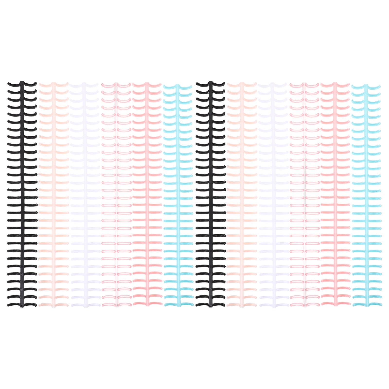 WHAMVOX 12 Pcs Reusable Binding Spines Spiral Coils for Notebooks ...