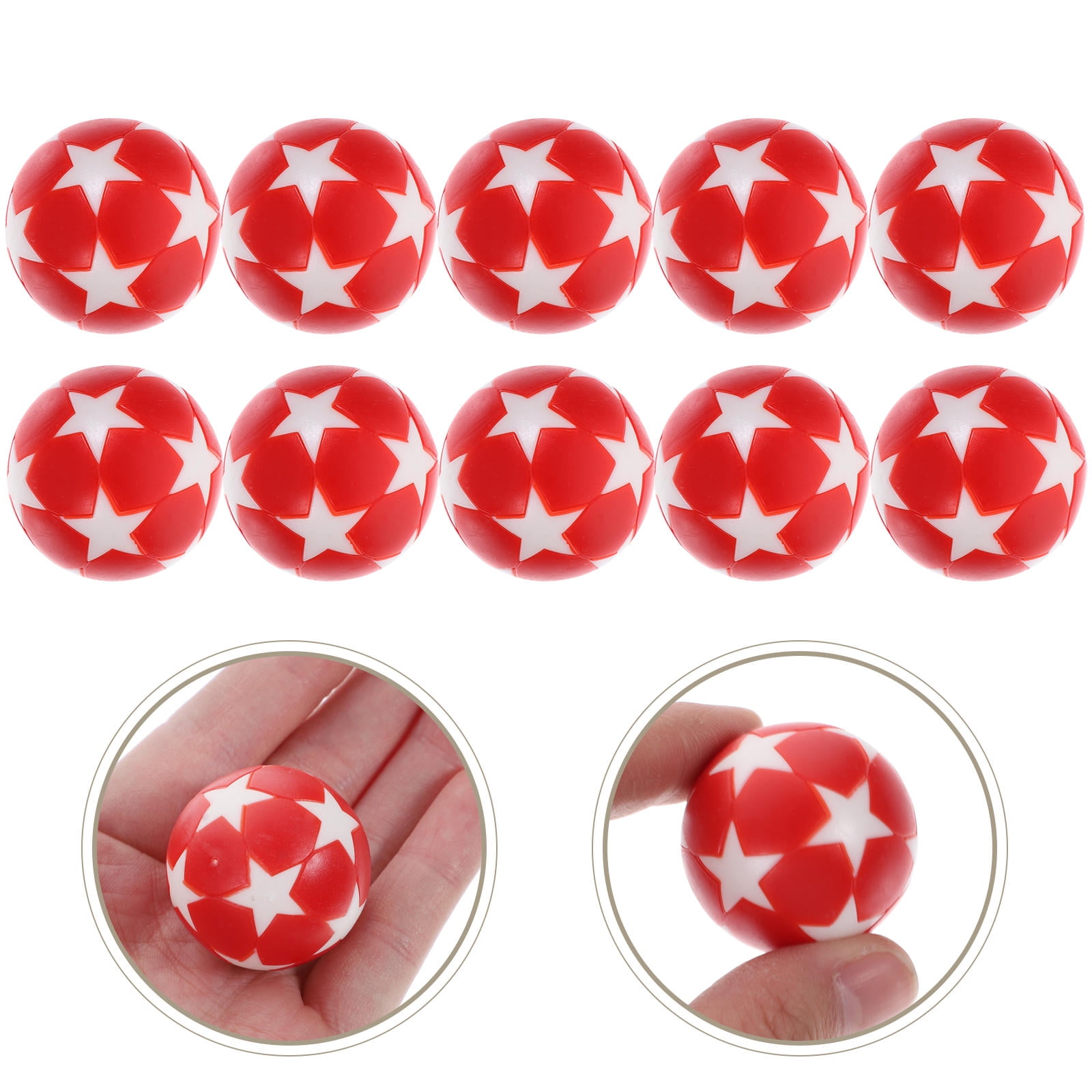 WHAMVOX 12 Pcs Soccer Games Table Football Balls Tabletop Toy Standard ...