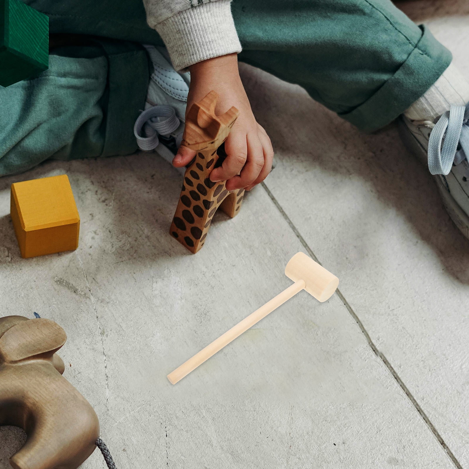 WHAMVOX 12 Pcs Toy Hammer Hammer Toys Girls Toy Child Baby 15.00X3.80X1 ...