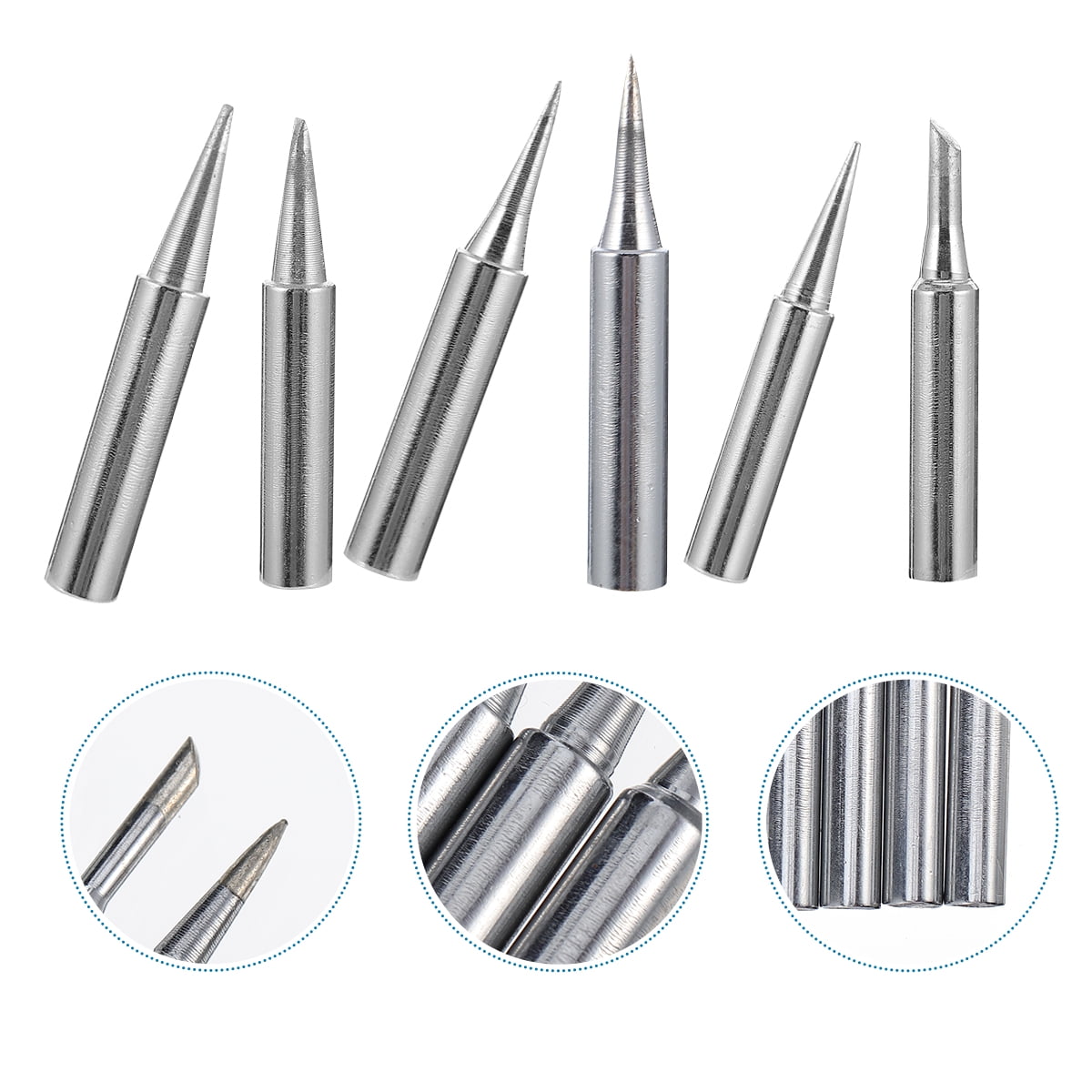 WHAMVOX 12 Pcs/set Soldering Hot Iron Tip Corrosion-resistant Long ...