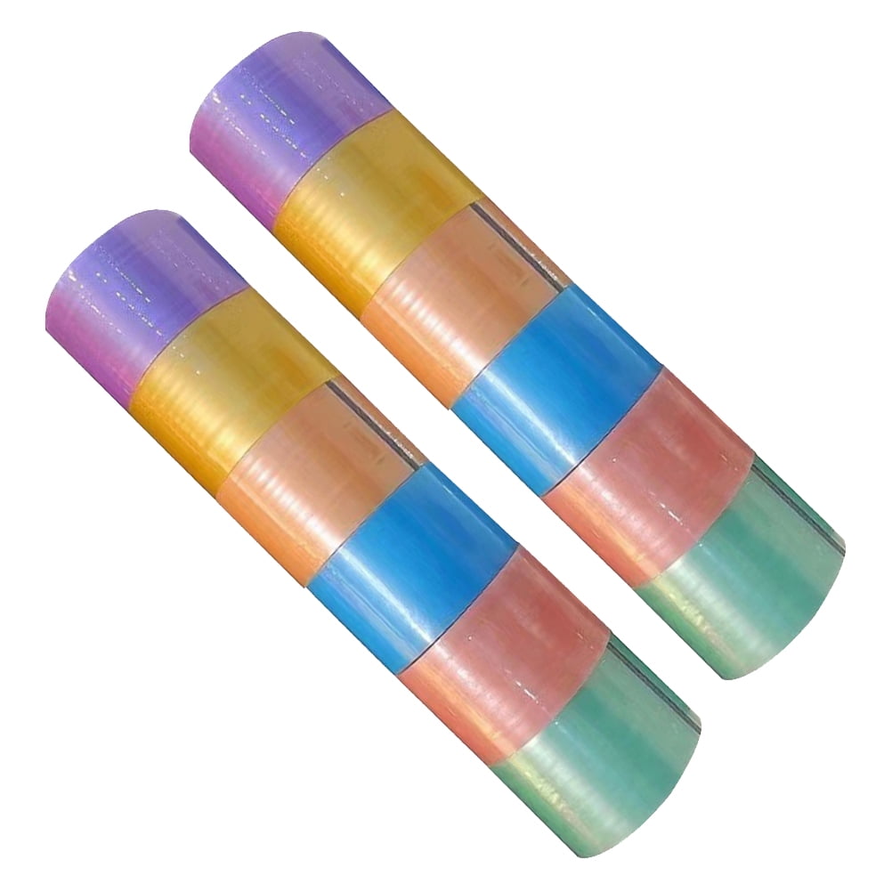 WHAMVOX 12 Rolls Candy Color Tape Sticky Ball Baby Student - Walmart.com