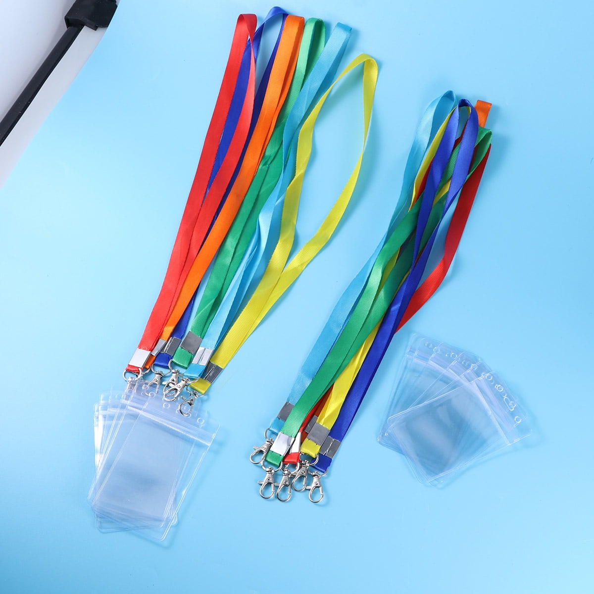 WHAMVOX 12 Set Lanyard Card Holder Custom Lanyards Badges Student Label ...