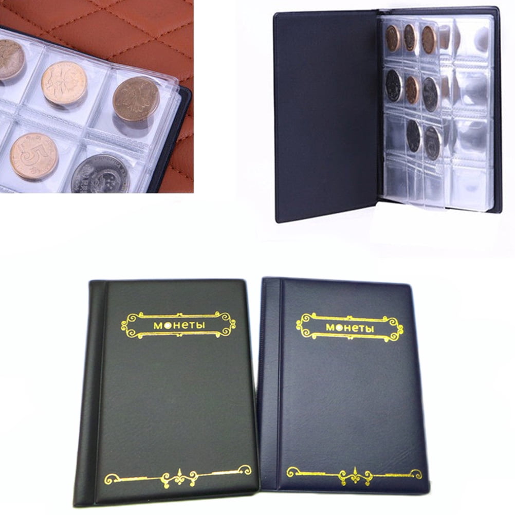 WHAMVOX 120 Pockets Coins Album Collection Book Russian Language Cover ...
