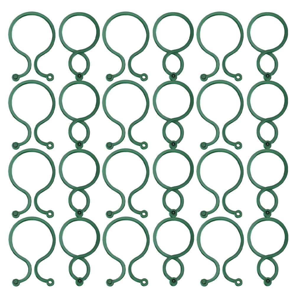 WHAMVOX 120pcs Garden Plant Support Clips Plastic Plant Binding ...