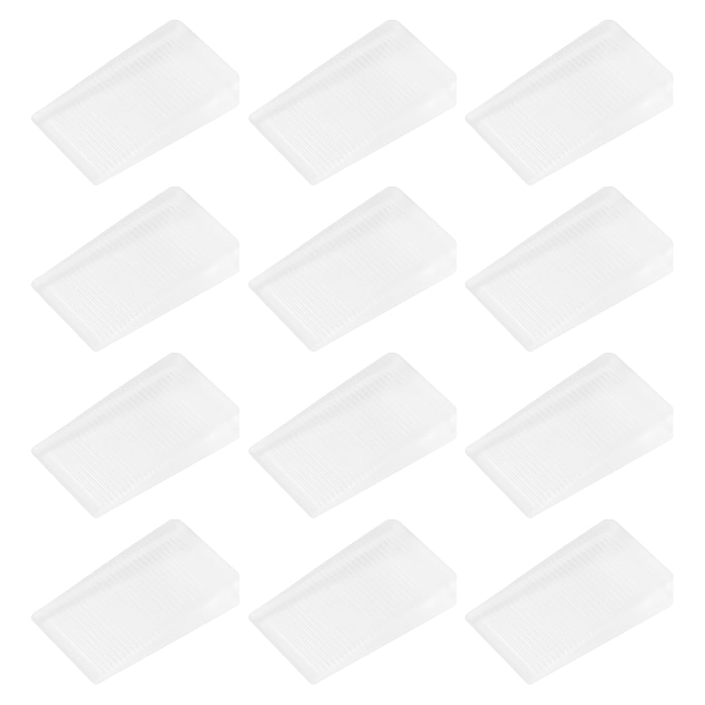 WHAMVOX 12PCS Furniture Leveling Shims Clear Toilet Door Plastic Table ...