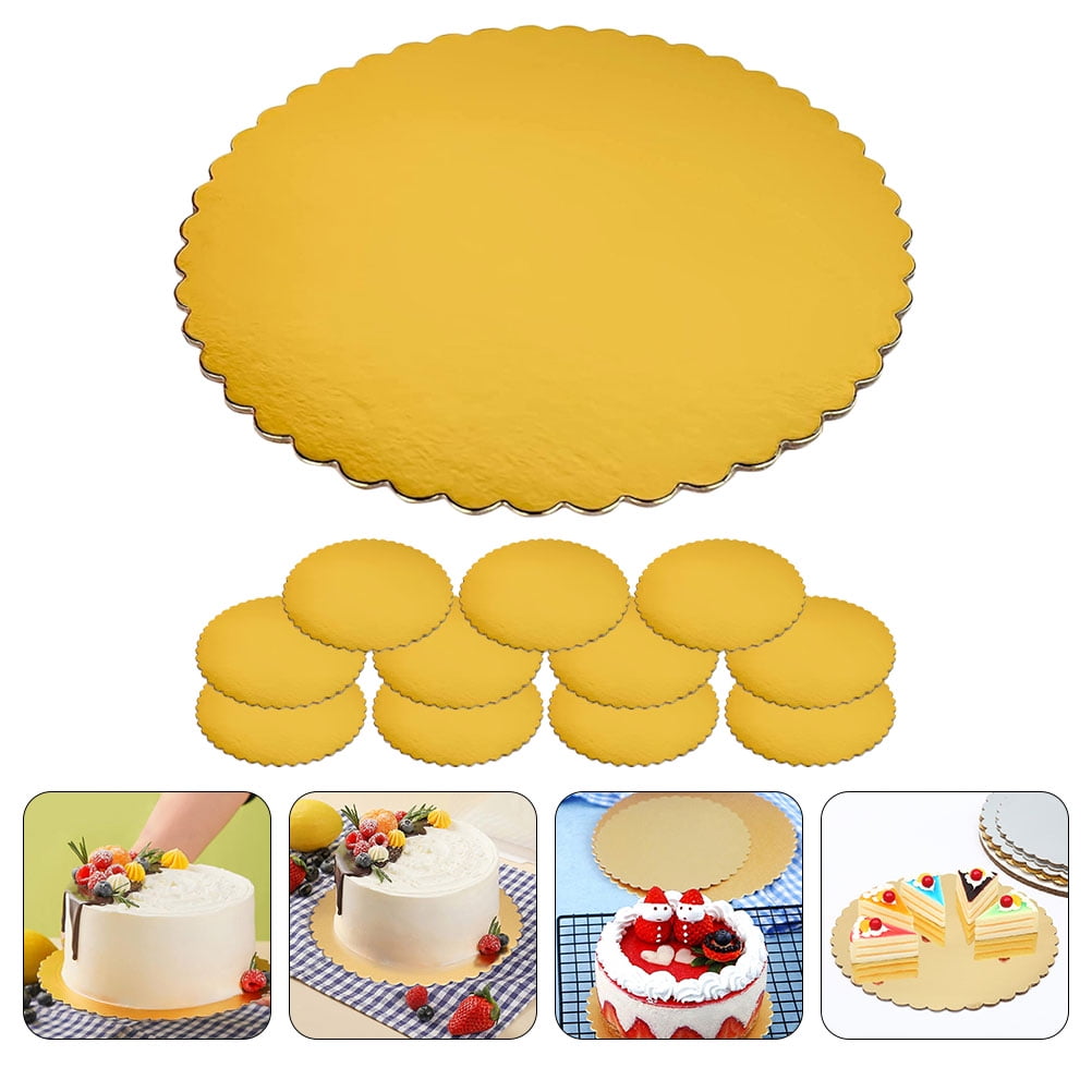 WHAMVOX 12Pcs Cake Board Cake Round Circle Base Mousse Cake Display ...