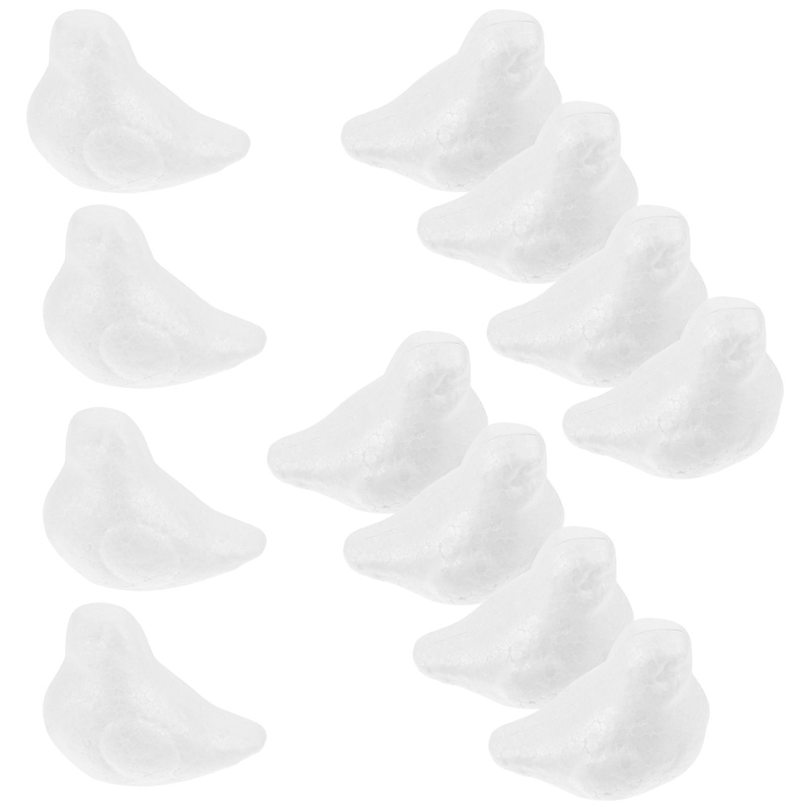 WHAMVOX 12Pcs Crafts Foam Birds Ornaments Garden Birds Decors Foams DIY ...