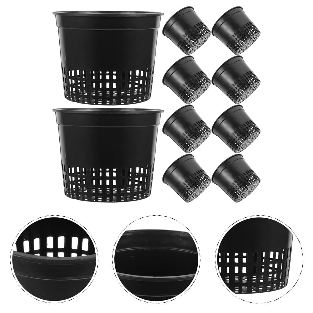 WHAMVOX 12Pcs Hydroponic Garden Balcony Planting Net Pots for Plants ...