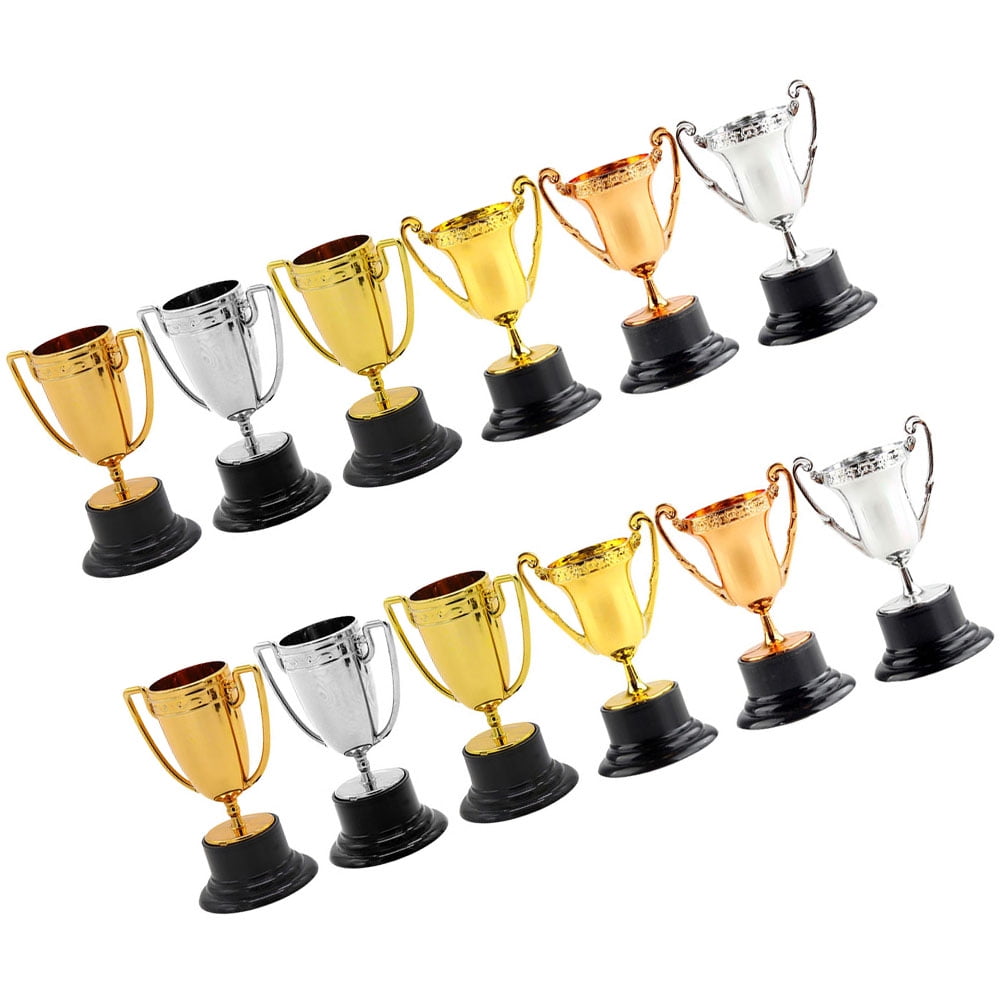 WHAMVOX 12Pcs Trophy Decor Celebration Competition Trophy Winner Trophy ...