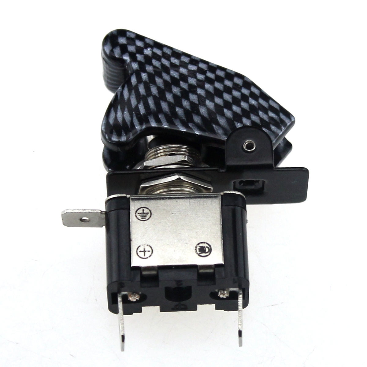 WHAMVOX 12V 20A Toggle Ignition with Aviation Cover Indicator Light for ...