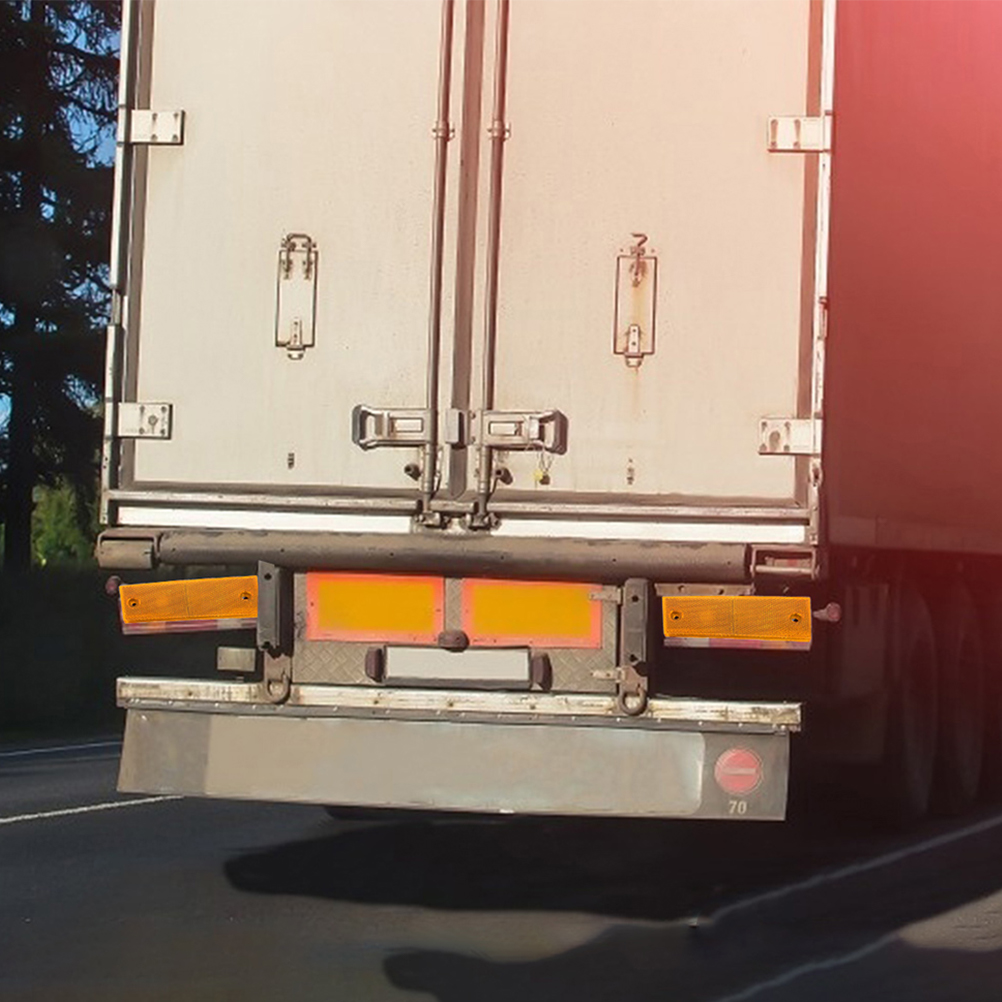 WHAMVOX 12pcs Automotive Reflector Safety Reflectors Warning Reflectors ...