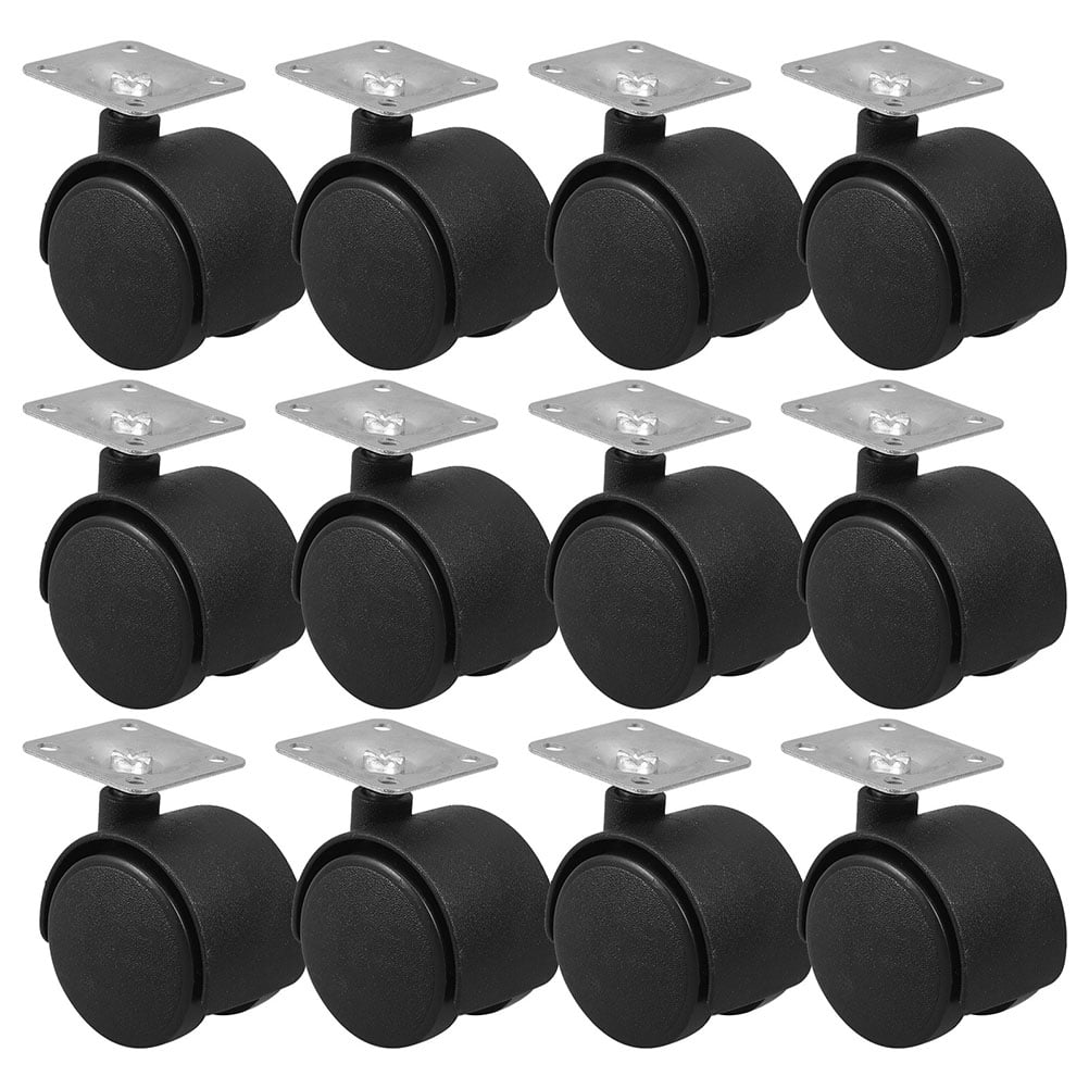 WHAMVOX 12pcs Furniture Wheel Replacements Caster Replacement Furniture ...