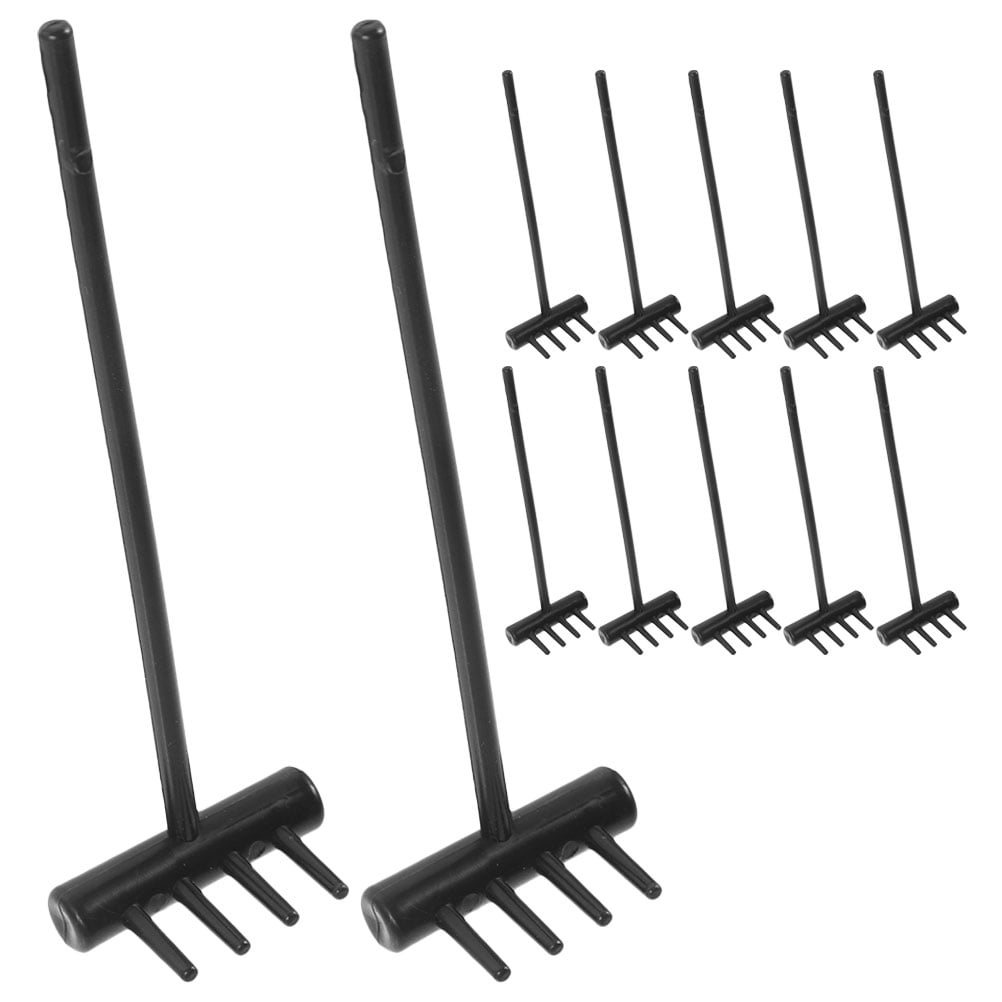 WHAMVOX 12pcs Kids Sand Rake Set Mini Rakes Plastic Sand Tools For ...