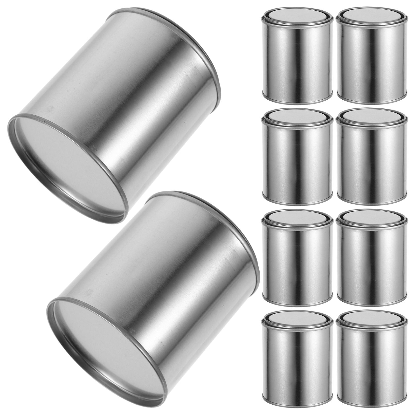 WHAMVOX 12pcs Metal Paint Cans with Lids Pitch Containers Multipurpose ...