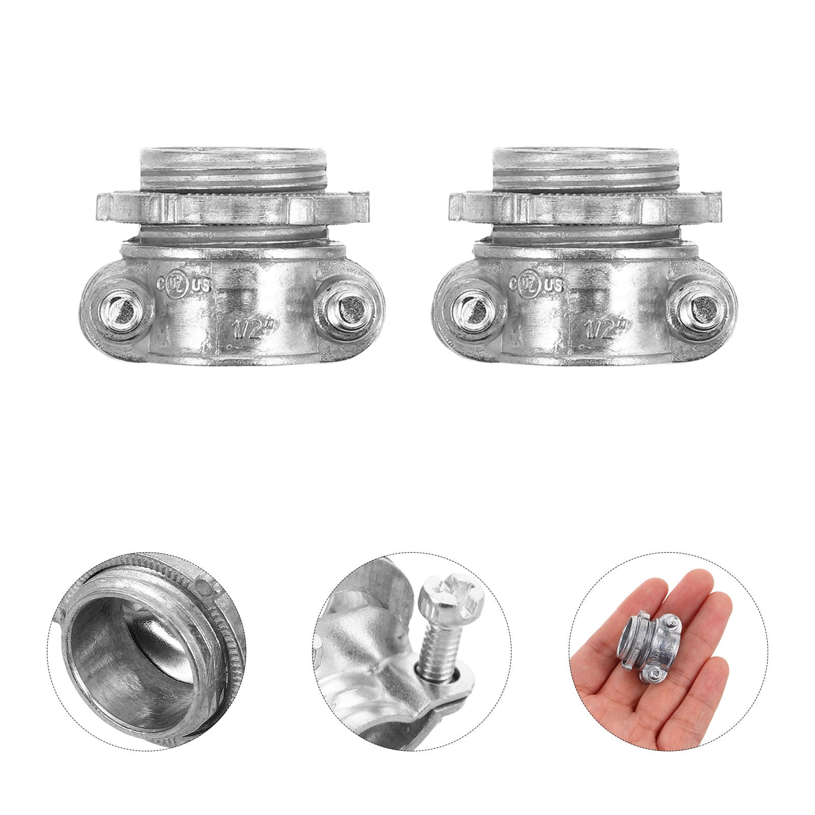 WHAMVOX 12pcs Screw Clamp Cord Connectors Efficient Installation Clamp ...