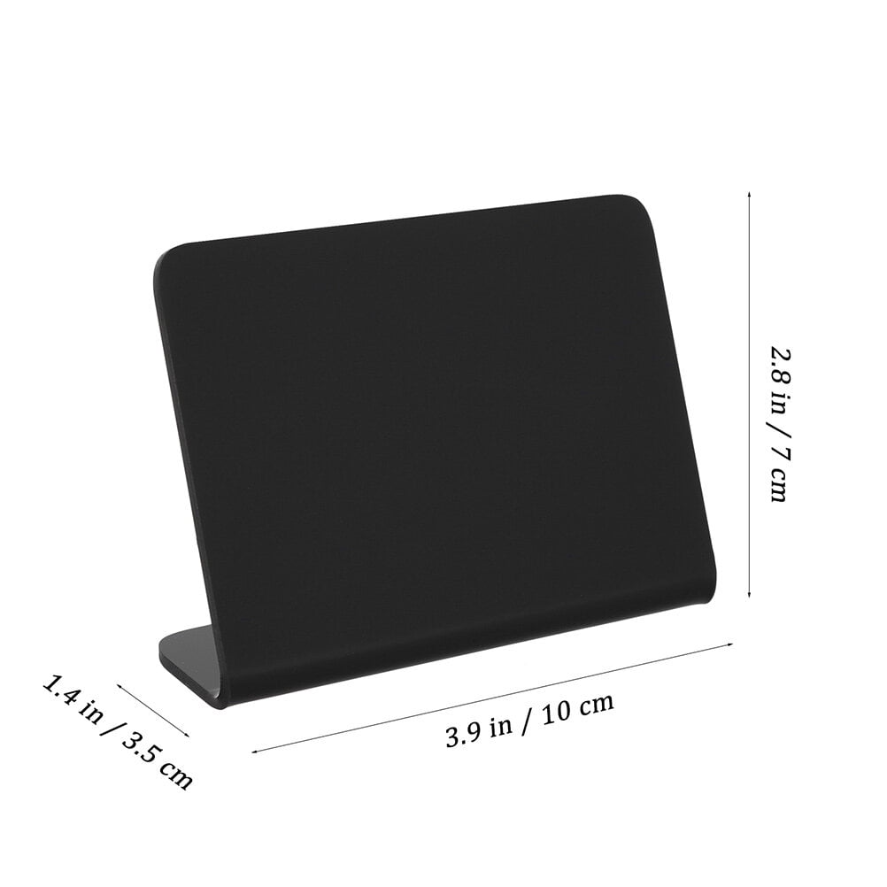WHAMVOX 15 Pcs Black Acrylic Wedding Blackboard Set for Messages and ...