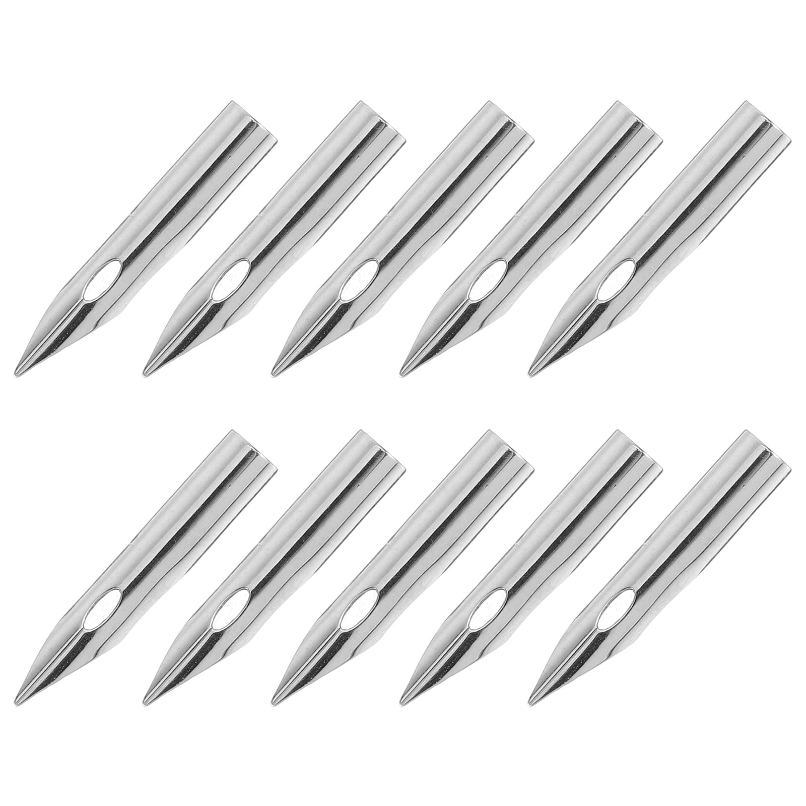 WHAMVOX 15 Pcs Fountain Pen Nibs Replacement Metal Dip Pen Nibs Ink Pen ...
