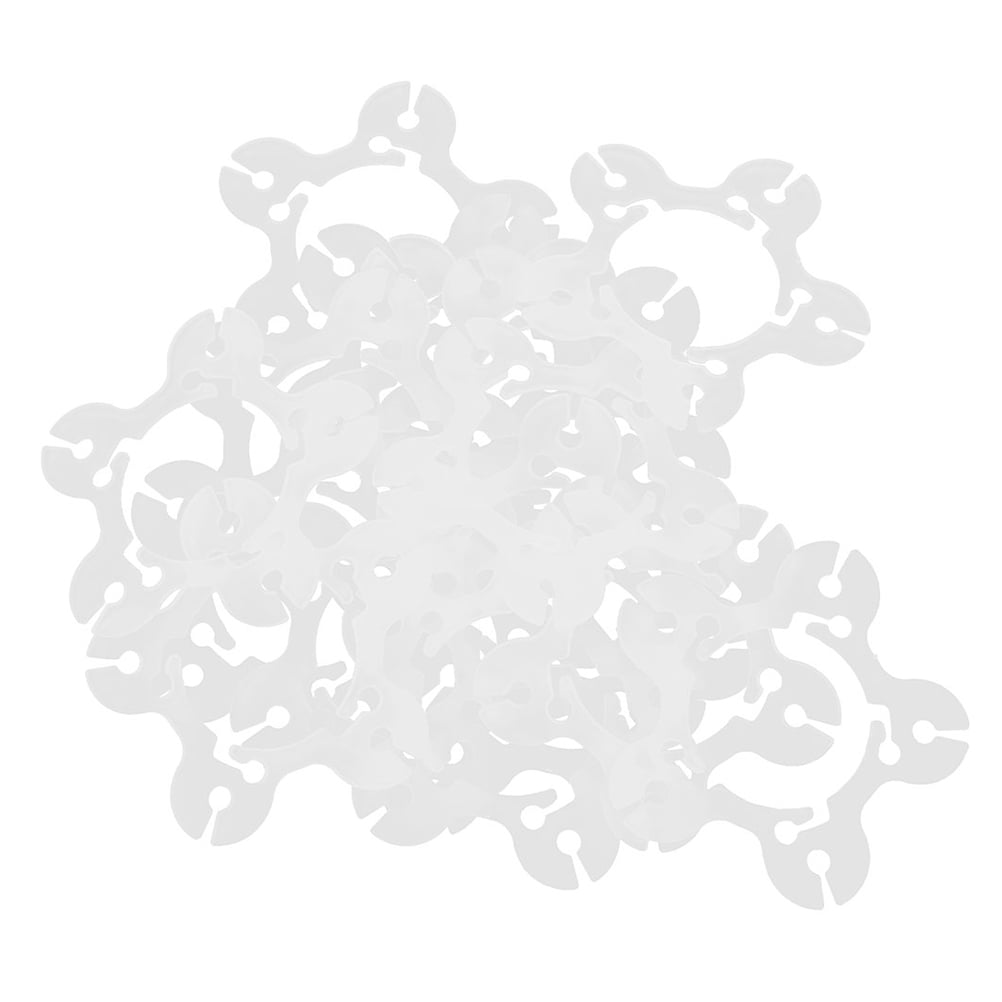WHAMVOX 150pcs White Balloon Clips for Easy Party Decorations Plastic ...