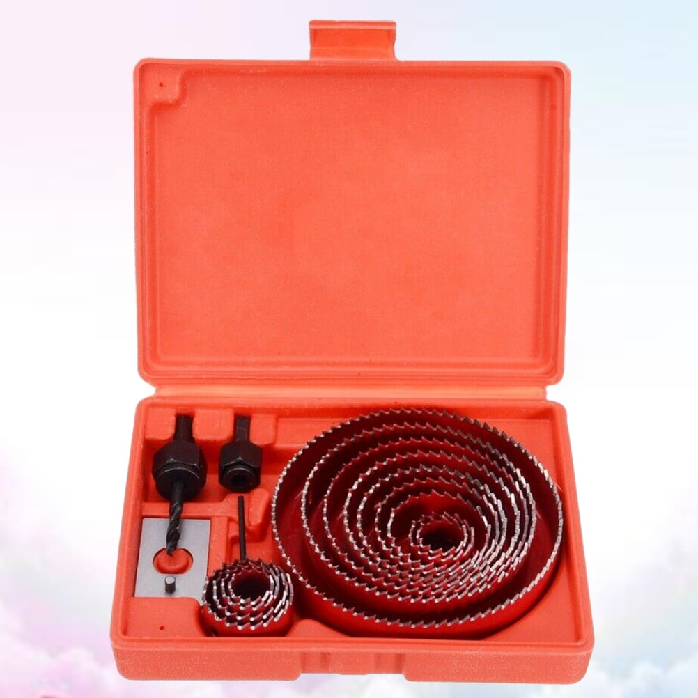 WHAMVOX 16 Pcs Woodworking Open Hole Drill Bits Opener Set Saws ...