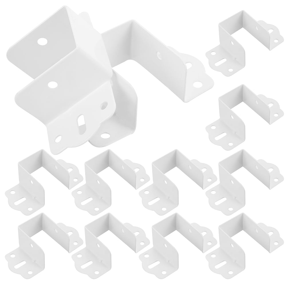 WHAMVOX 16pcs Metal Bed Frame Bed Post Bracket Metal Bed Rail Hooks Bed ...