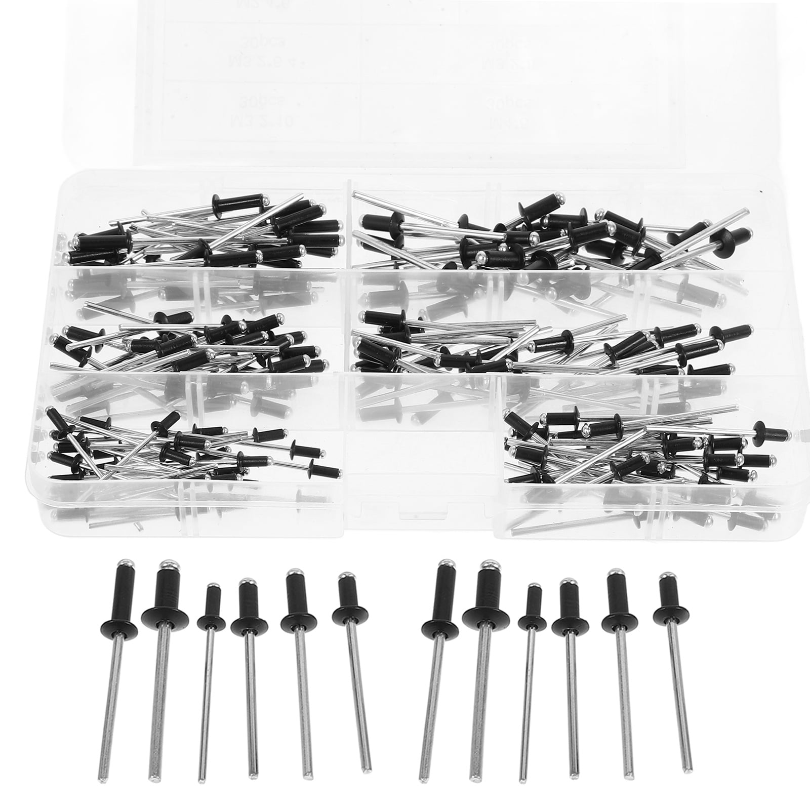 WHAMVOX 180pcs Blind Rivets Flange Pop Rivet Replacement Rivets ...