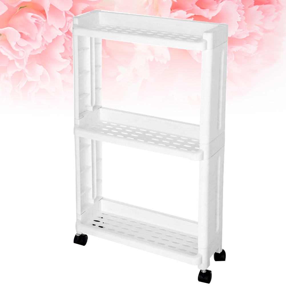 WHAMVOX 1PC 3-Tier Gap Storage Shelf Movable Slim Slide Out Storage ...