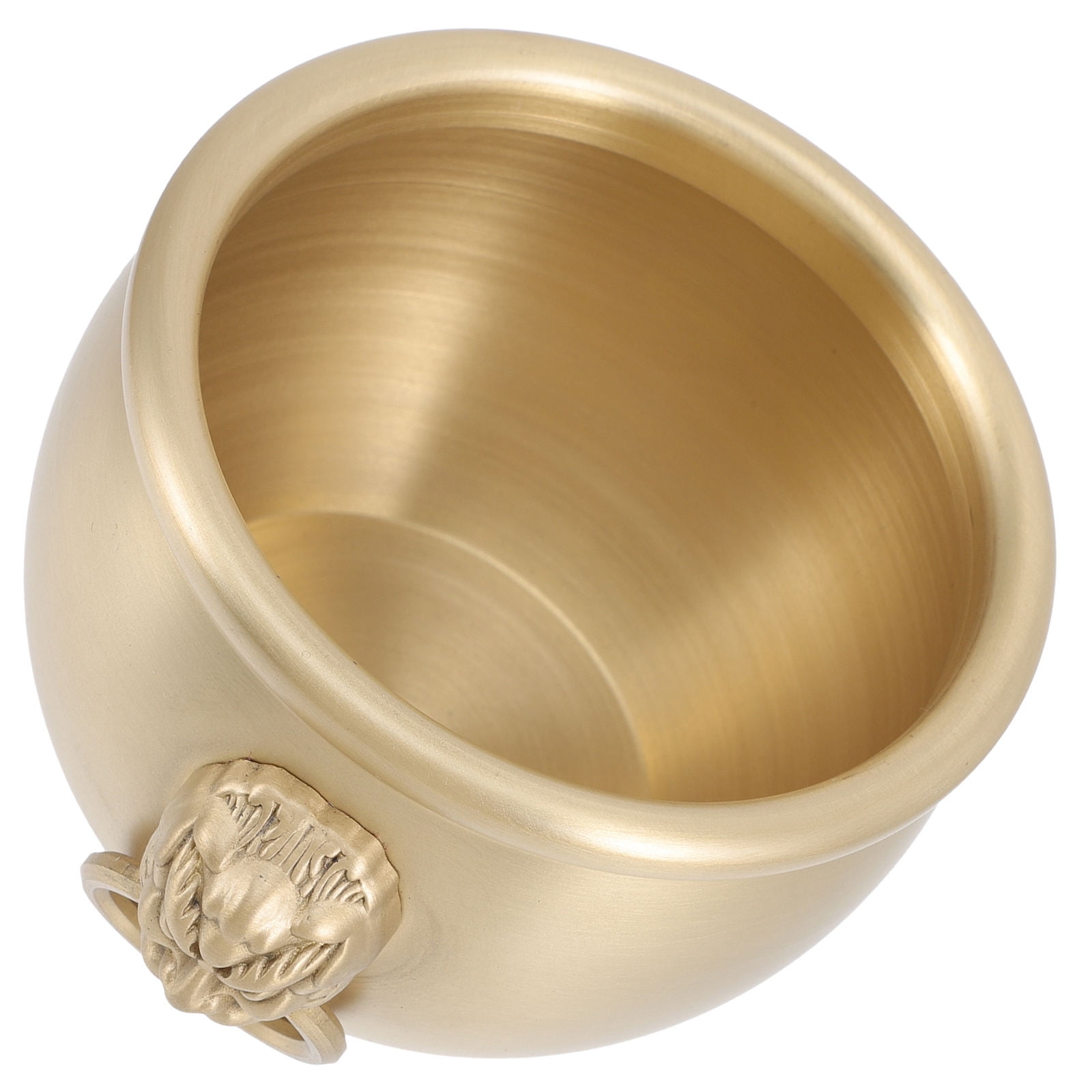 WHAMVOX 1Pack Chinese Treasure Bowl Golden Brass Bowl for Collectors 7 ...