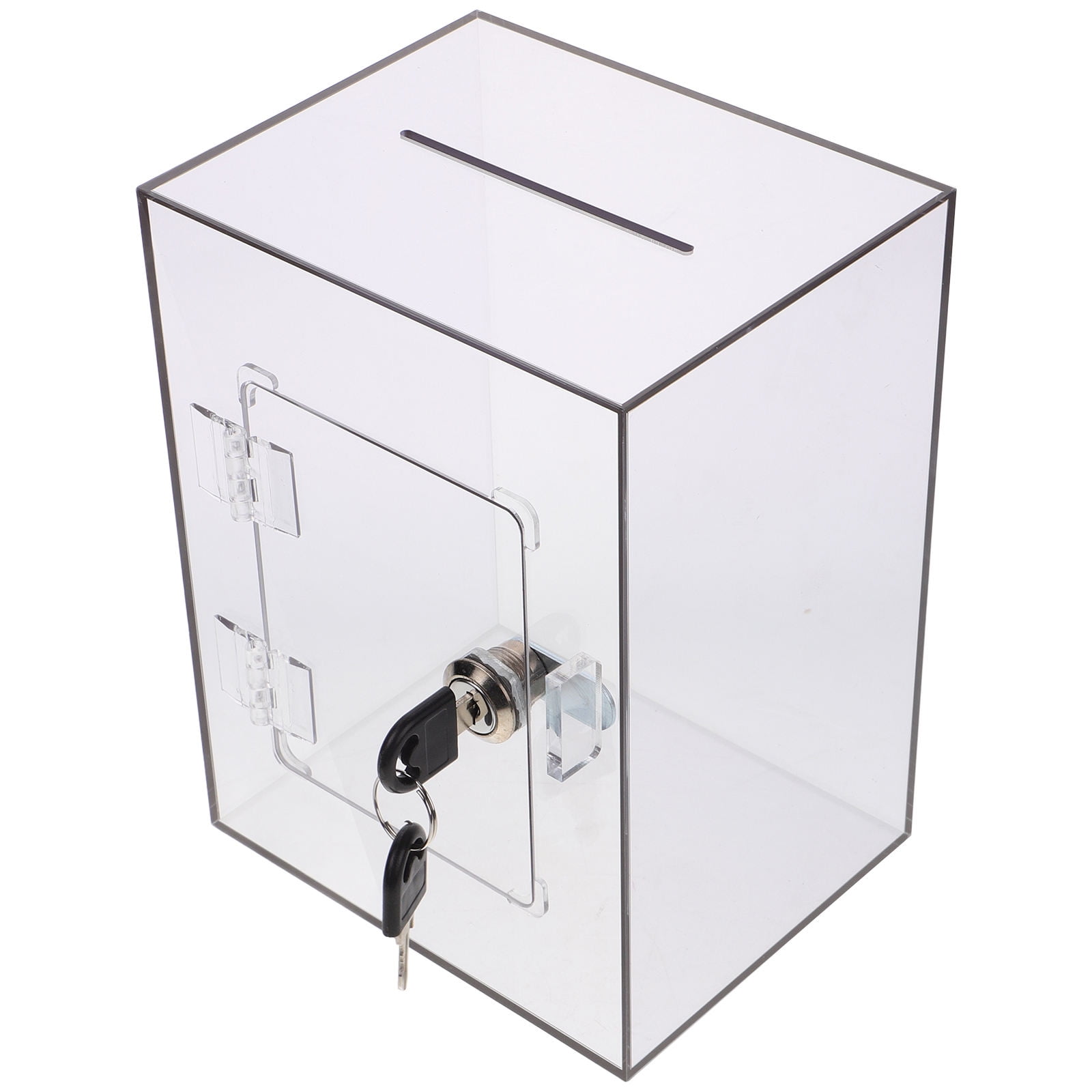 PENIKOKO Light Grey Lockable Acrylic Box for Complaint Letters and ...