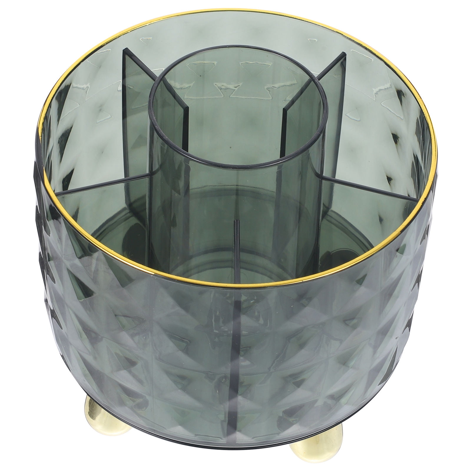 WHAMVOX 1Pack Rotating Pencil Holder Dark Green Plastic Storage for ...