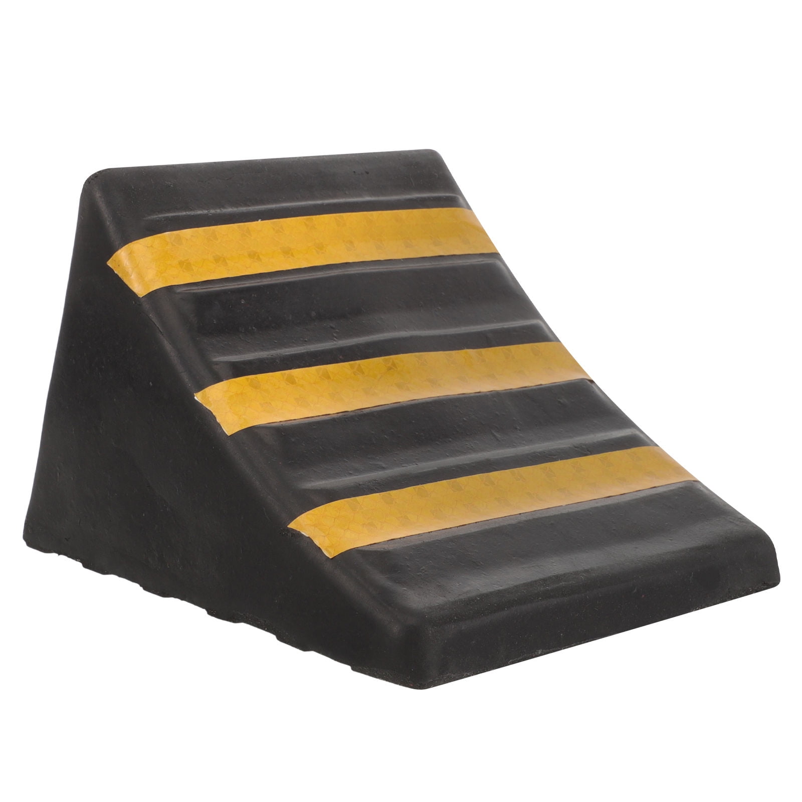 WHAMVOX 1Pack Vehicle Wheel Chocks Black Rubber Ramp for Parking and ...