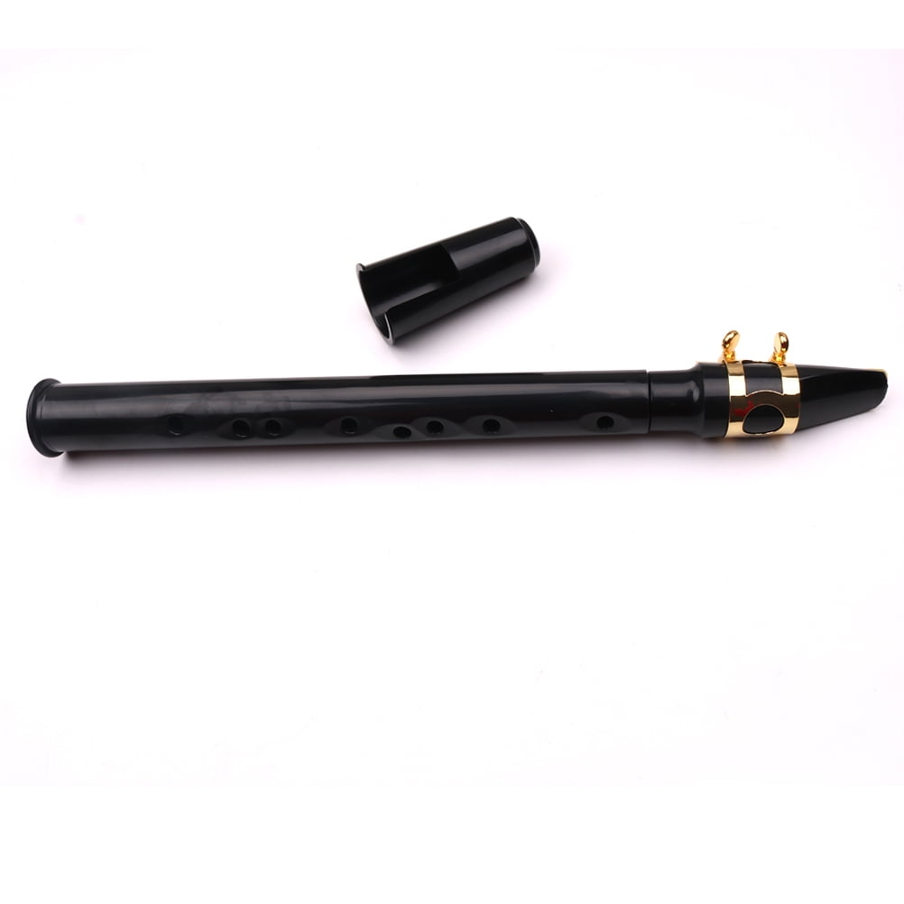 WHAMVOX 1Pcs Black Plastic Mini Sax for Music Creation and Practice ...