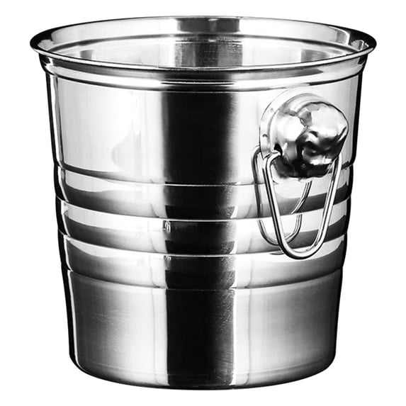 WHAMVOX 1Pcs Stainless Steel Ice Bucket for Home Party Use with Double ...