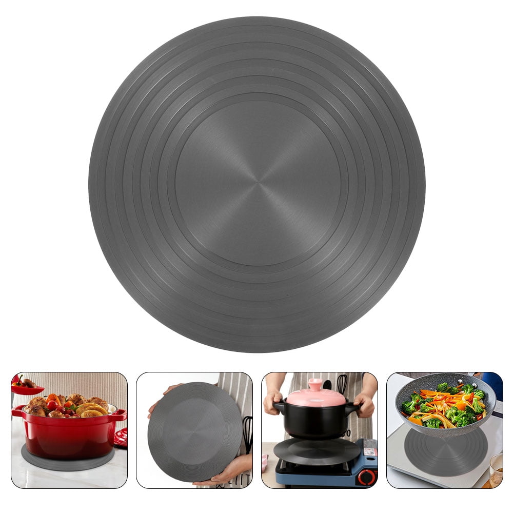 WHAMVOX 1Set Heat Diffuser Plate Aluminum Round for Gas Stove Cooking ...