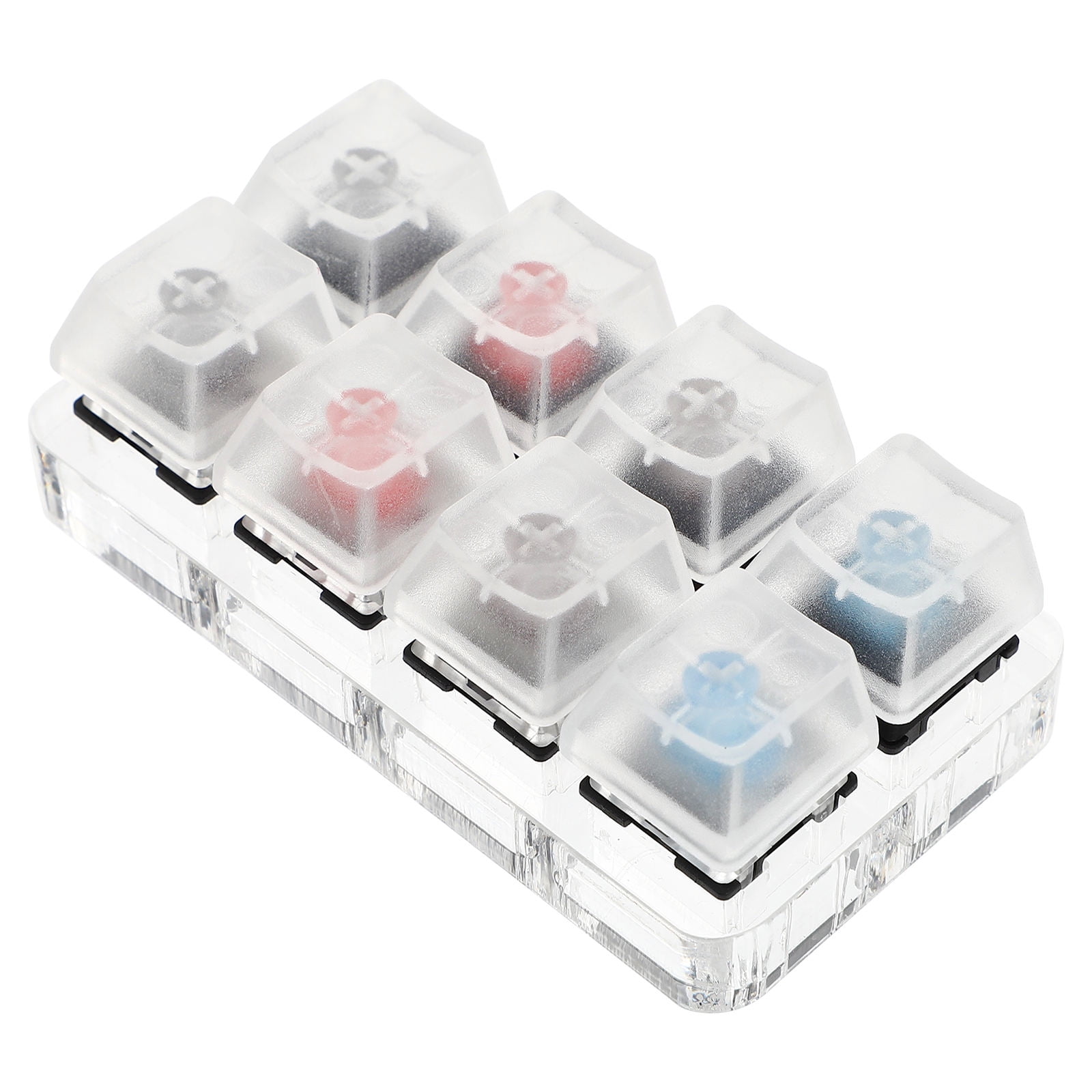 WHAMVOX 1Set Keyboard Sampler Assorted Color Acrylic ABS PCB Mounted ...