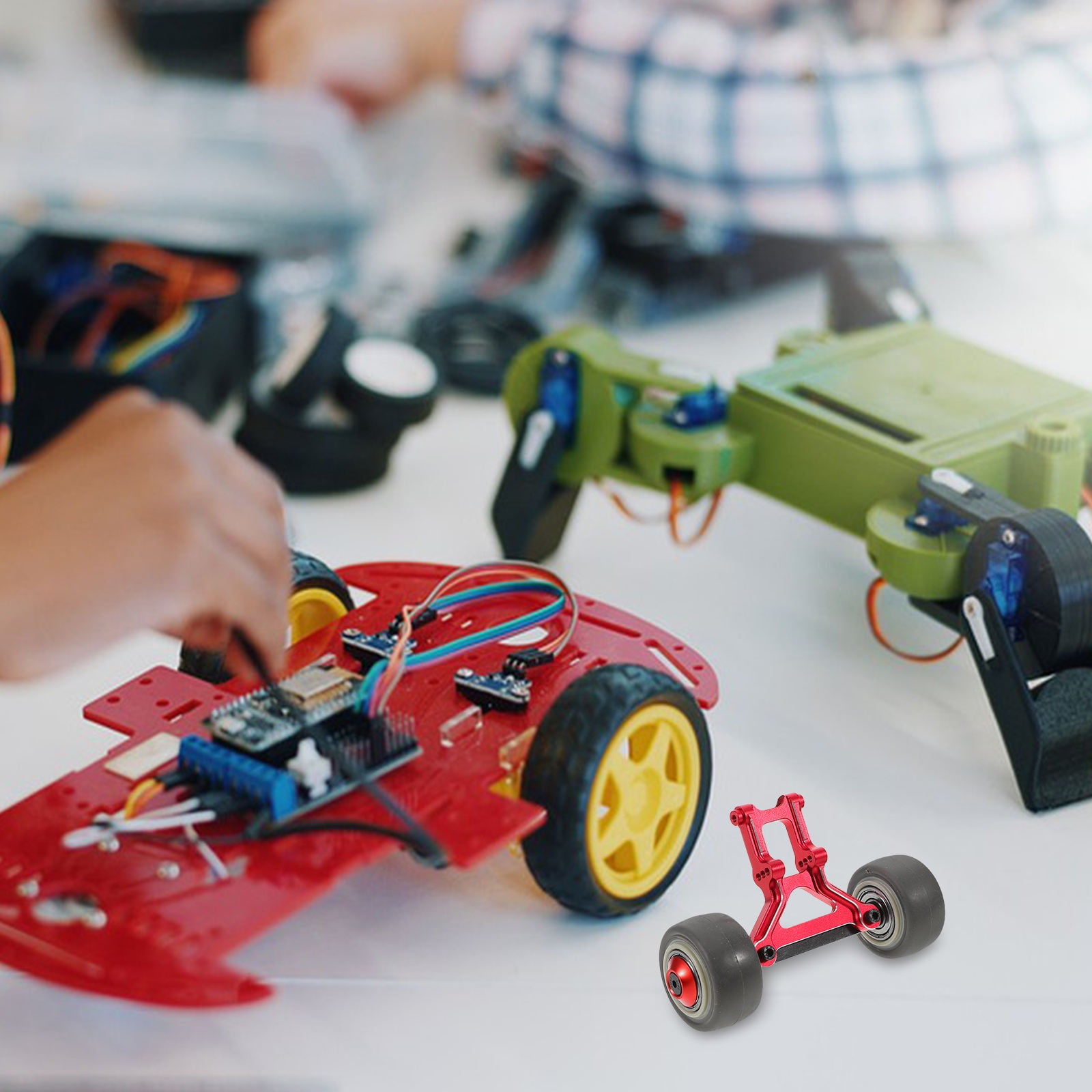 WHAMVOX 1Set Mini Bike Wheelie Bar Car Stability Enhancement Precision ...