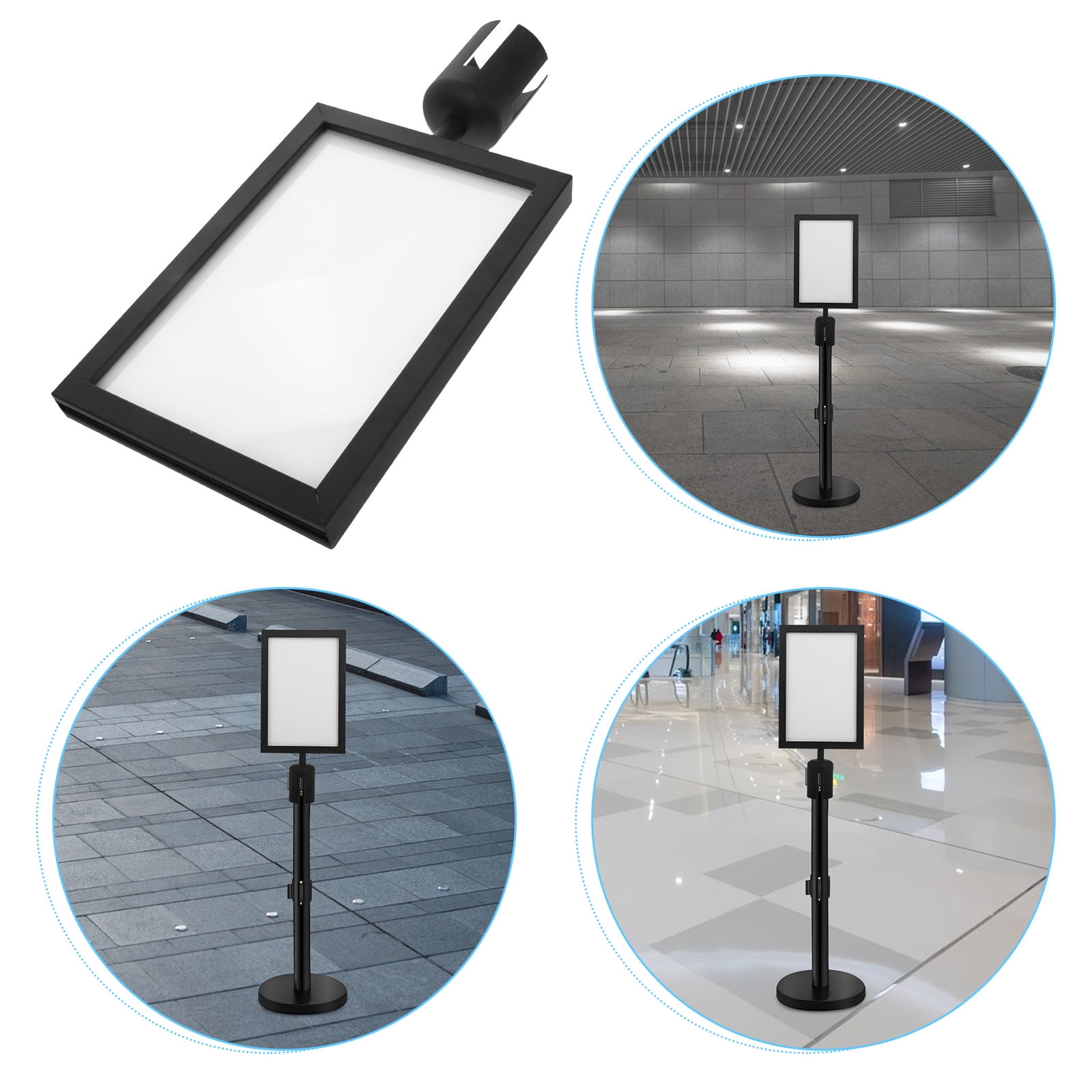 WHAMVOX 1Set Stainless Steel Welcome Sign Stand for Public Places ...