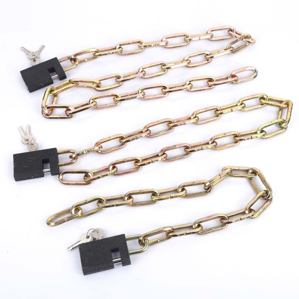 WHAMVOX 1pc Bike Lock Chain Lock Heavy Duty High Security Anti-theft ...