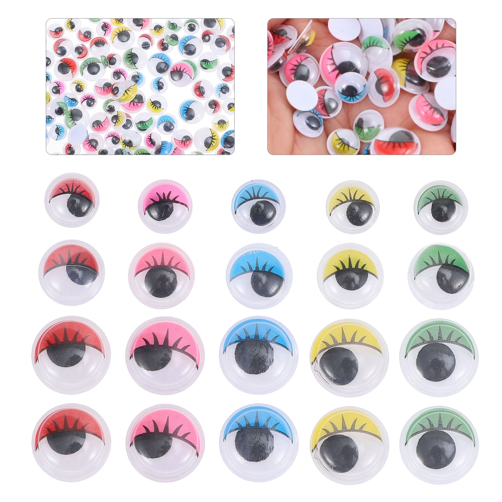WHAMVOX 2 Bags for Stickers Eye Practical Eyeball Small Doll Toy Making ...