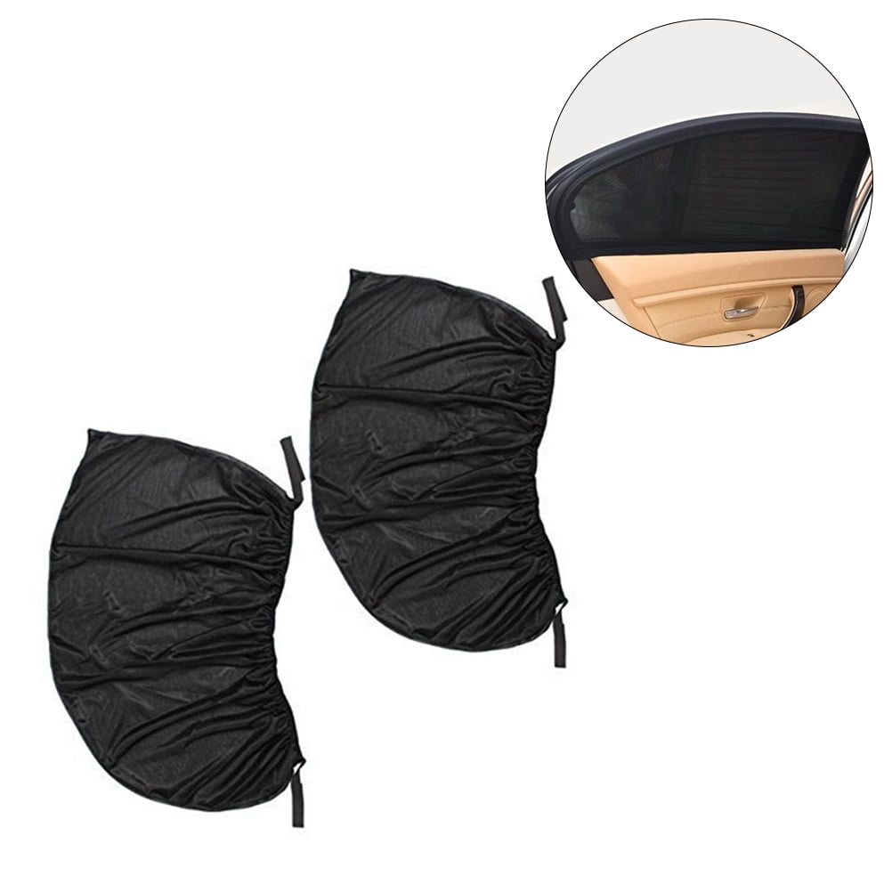 WHAMVOX 2 PCS Car Window Mesh Shade Car Window Drape 113.00X50.00X0 ...