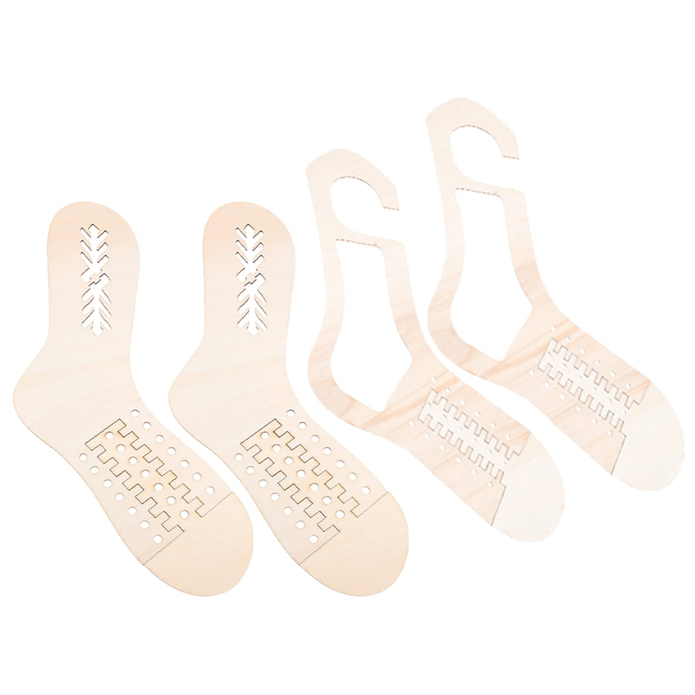 WHAMVOX 2 Pair Stocking Knitting Molds Socks Blocking DIY Woven Models ...