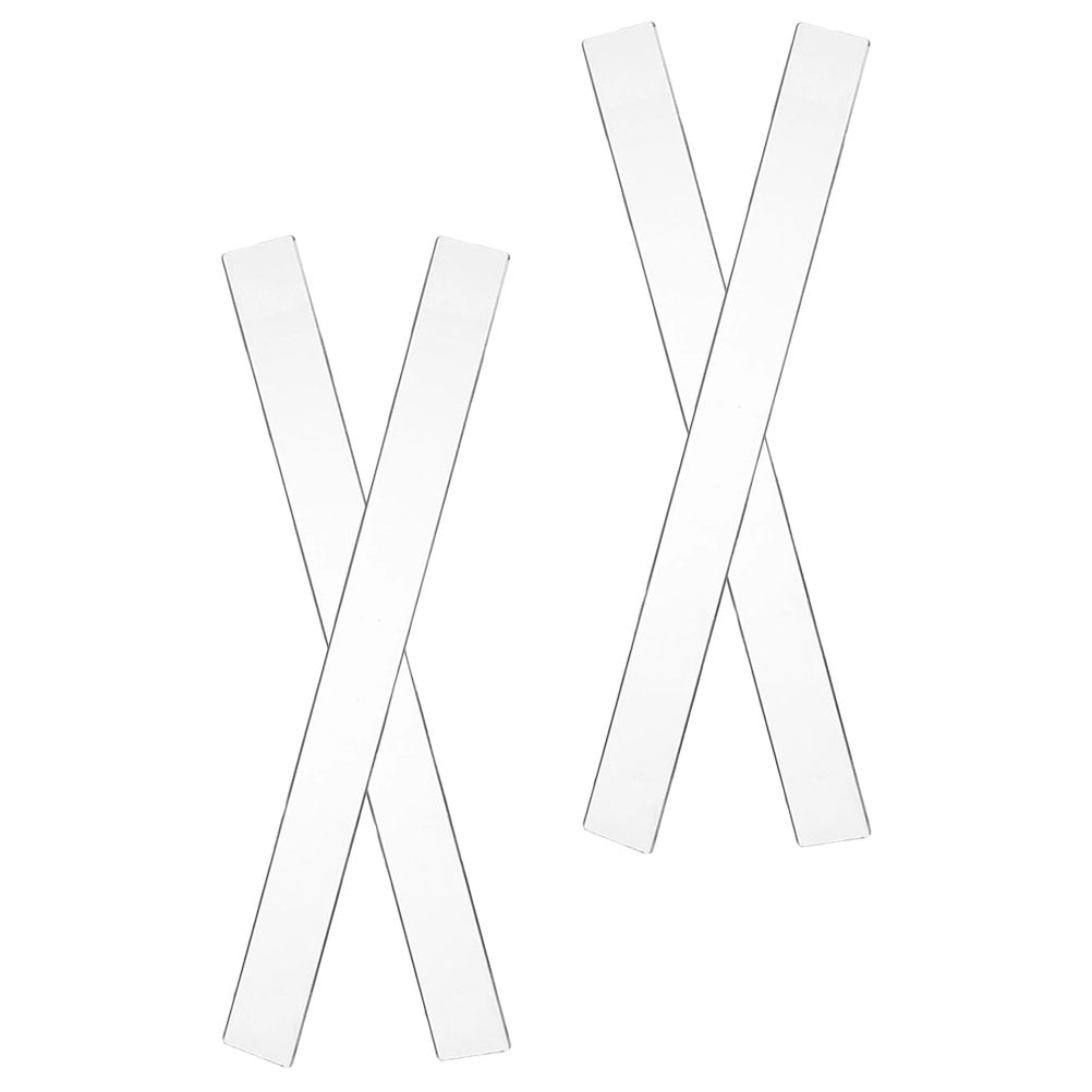 SEWCHICS Rolling Pin Depth Guides Dough Thickness Strips Acrylic 2 ...