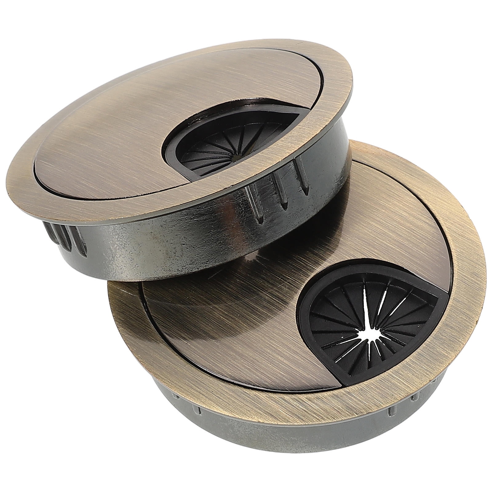 WHAMVOX 2 Pcs Cable Wire Grommet Hole Covers Holes Plug Large Office ...